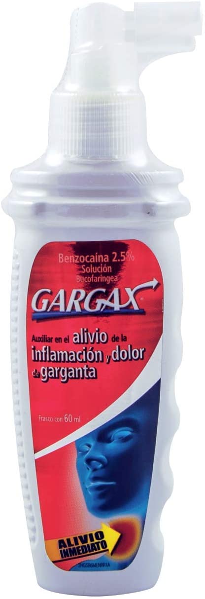Gargax Benzocaína 2.5% Solucion Bucofaríngeo— Farmacia Santa Fe