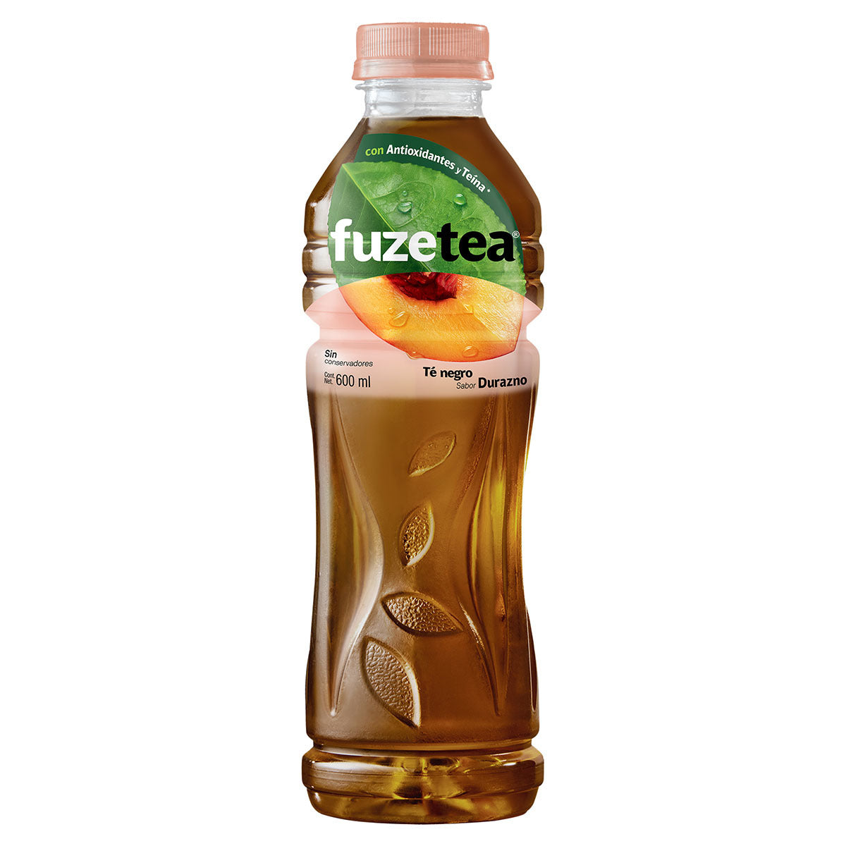 Fuze Tea Negro Sabor Durazno 600Ml— Farmacia Santa Fe