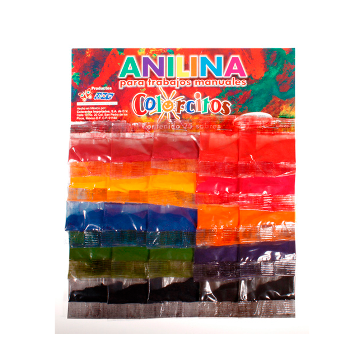 Anilina Pintura Vegetal 1 Sobre Varios Colores— Farmacia Santa Fe