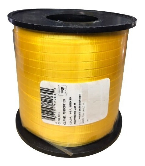 Listón Curling Celosa Liso Amarillo Intenso Rollo 457 metros— Farmacia ...
