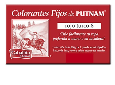Pintura Textil Putnam Color Rojo Turco 13 g— Farmacia Santa Fe