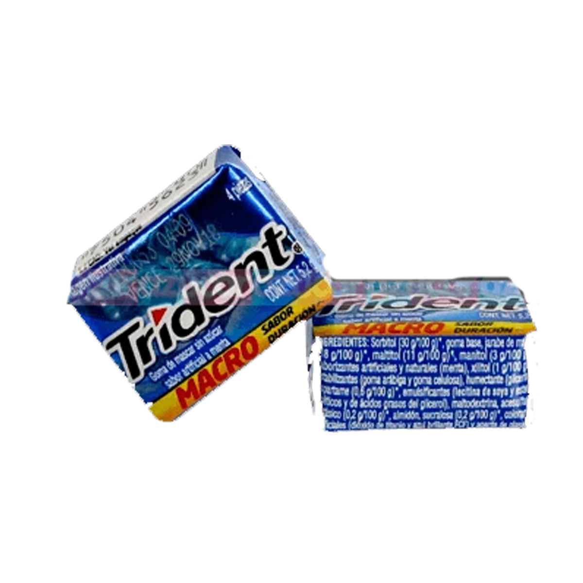 Trident Menta 4 Tabletas 5.2 g Adams— Farmacia Santa Fe