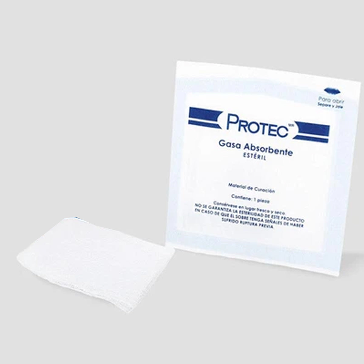 Gasa Simple 10 x 10 cm Esterilizada Protec— Farmacia Santa Fe