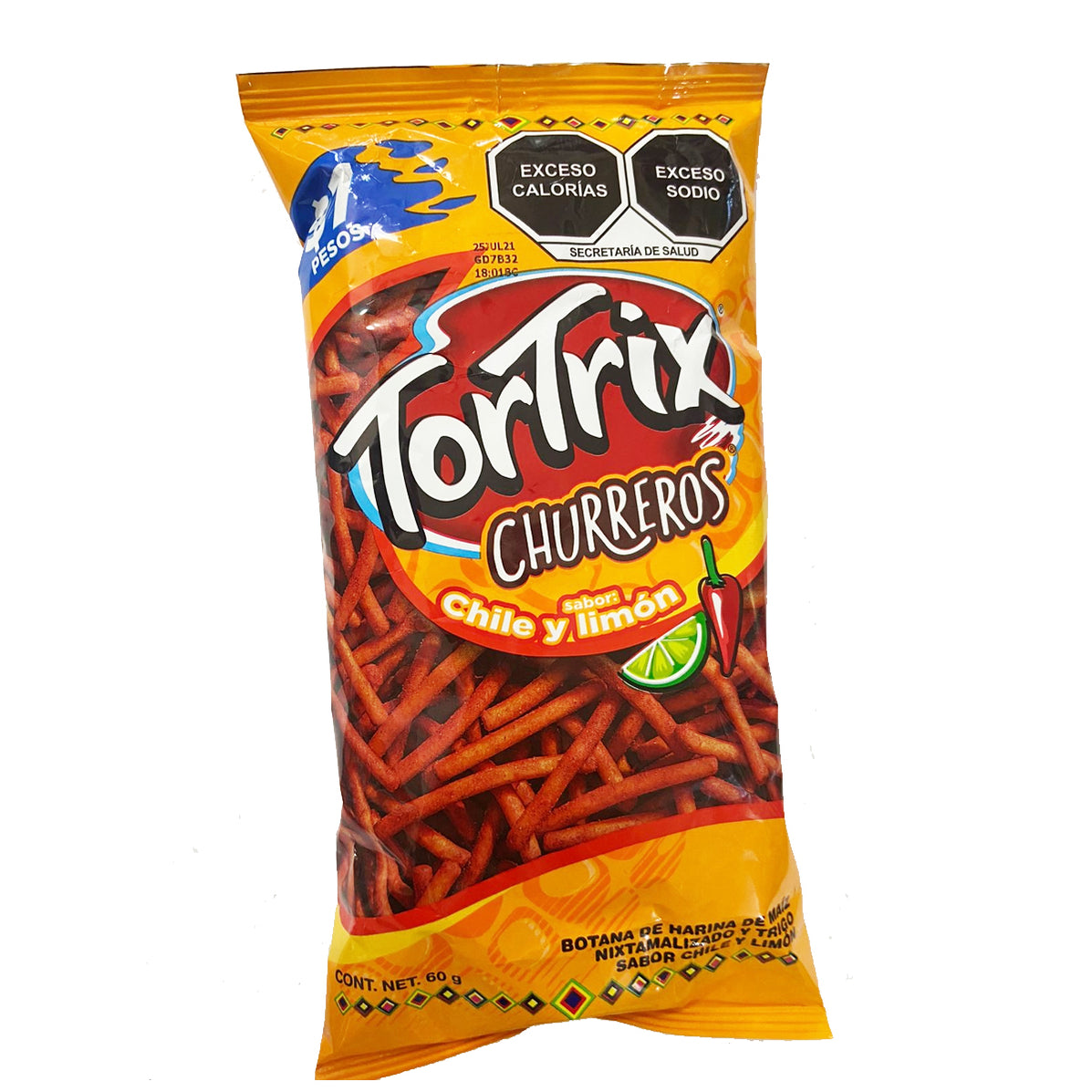 Tortrix Churreros Chile y Limón 60 g. Barcel— Farmacia Santa Fe