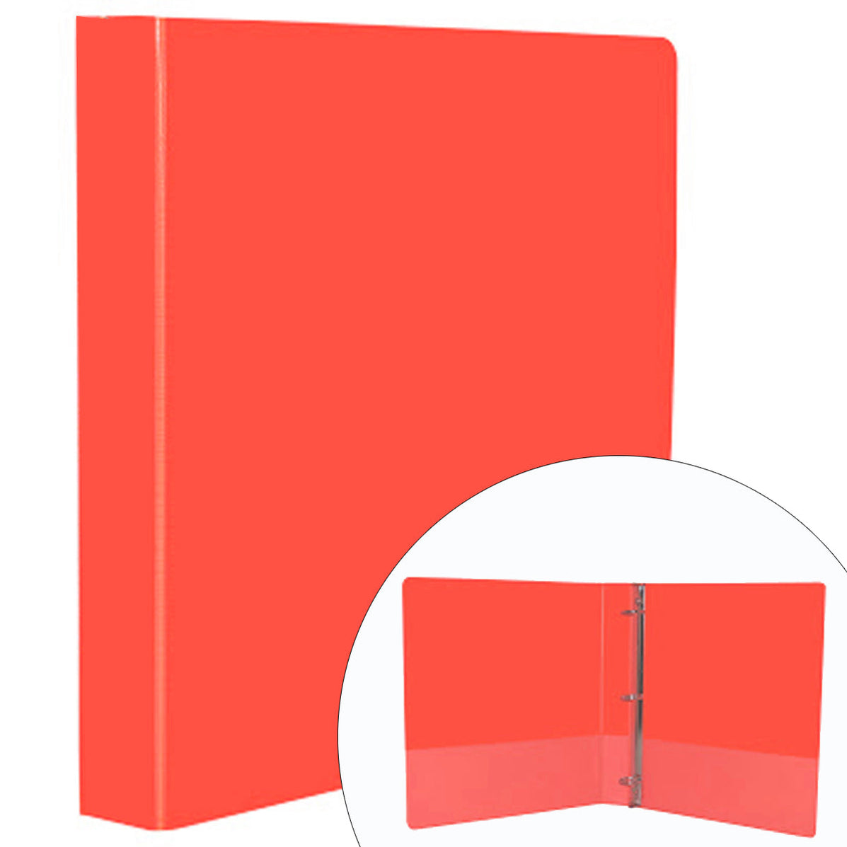 Carpeta Argollas Vinil Rojo Carta Arillo 1 pulgada Basic-Line— Farmacia ...