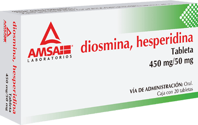 Diosmina, Hesperidina Flausiver Tabletas 450 mg- 50 mg Caja con 20 Tab ...