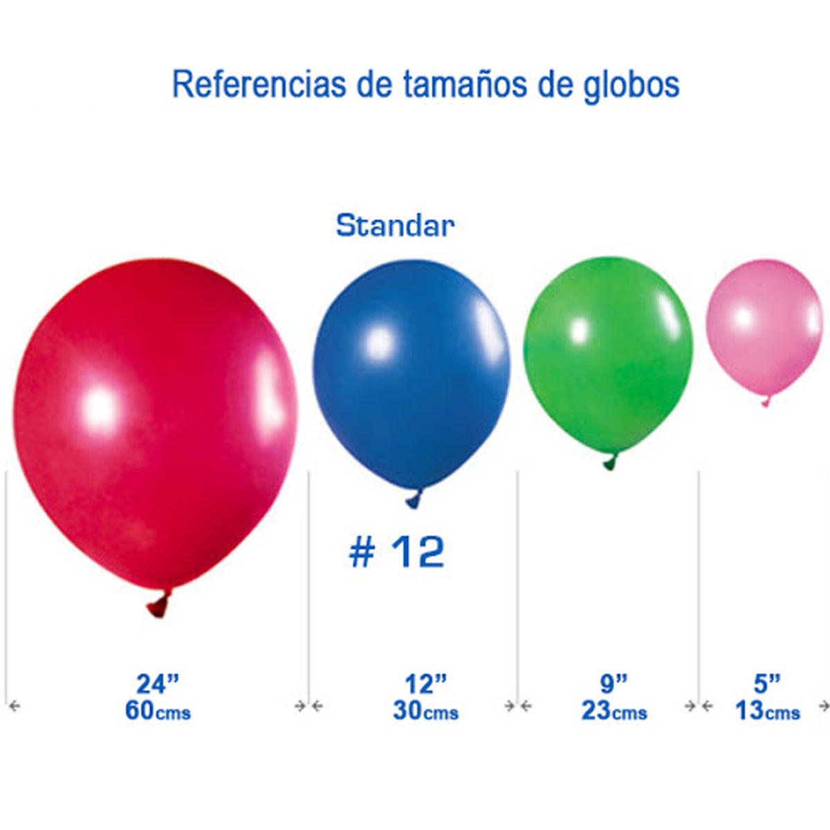 Globos 12" Calidad Helio Bolsa con 18 Piezas Granmark— Farmacia Santa Fe
