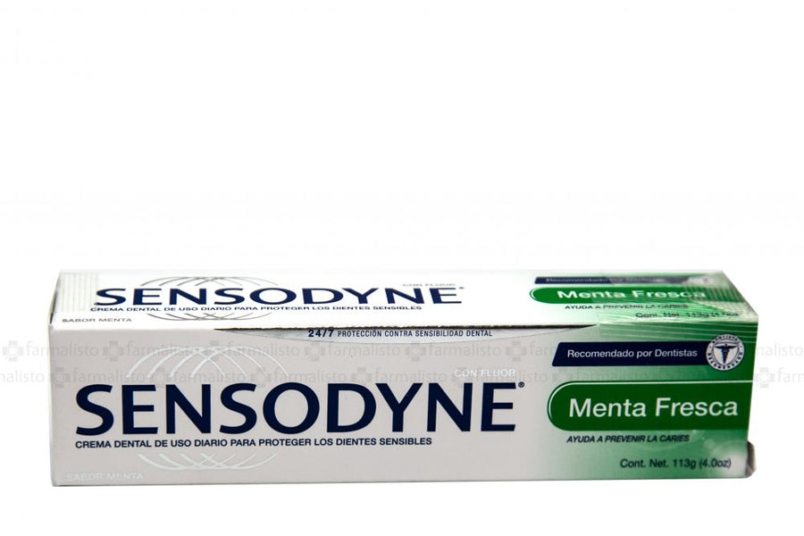 Crema Dental Sensodyne Menta Fresca 113 gr— Farmacia Santa Fe