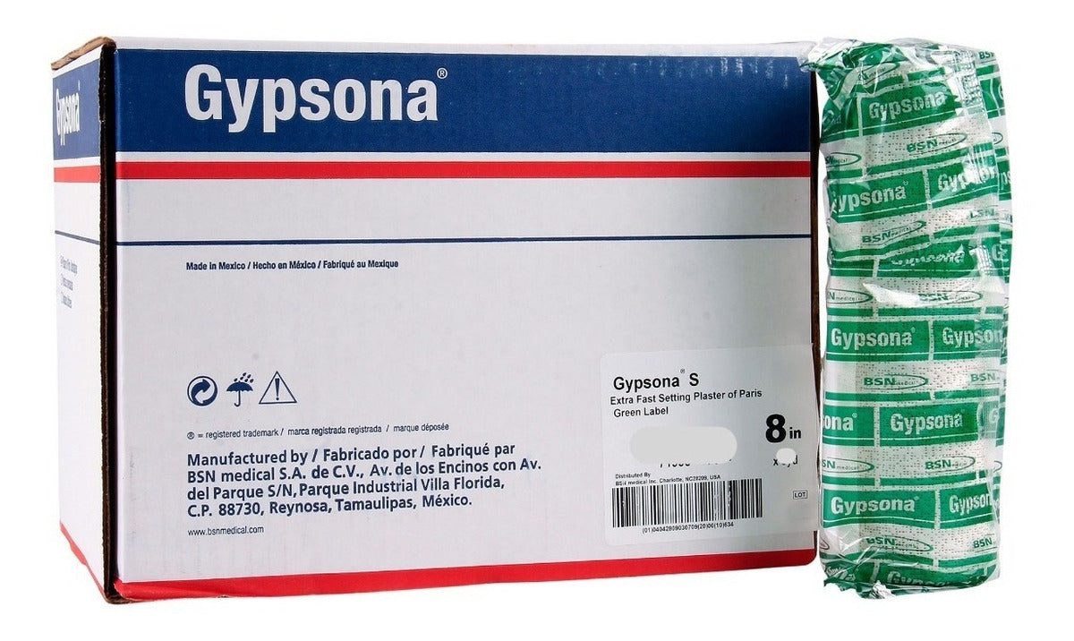 Venda Yeso 20 cm x 2.75 m Gypsona— Farmacia Santa Fe